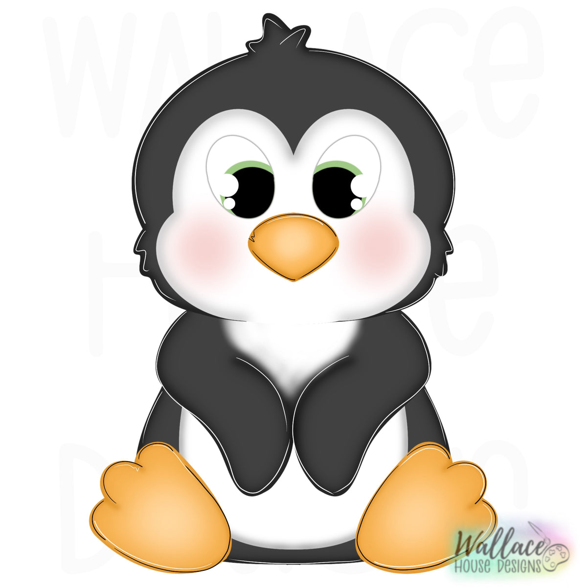 Winter Penguin JPEG – wallacehousedesigns