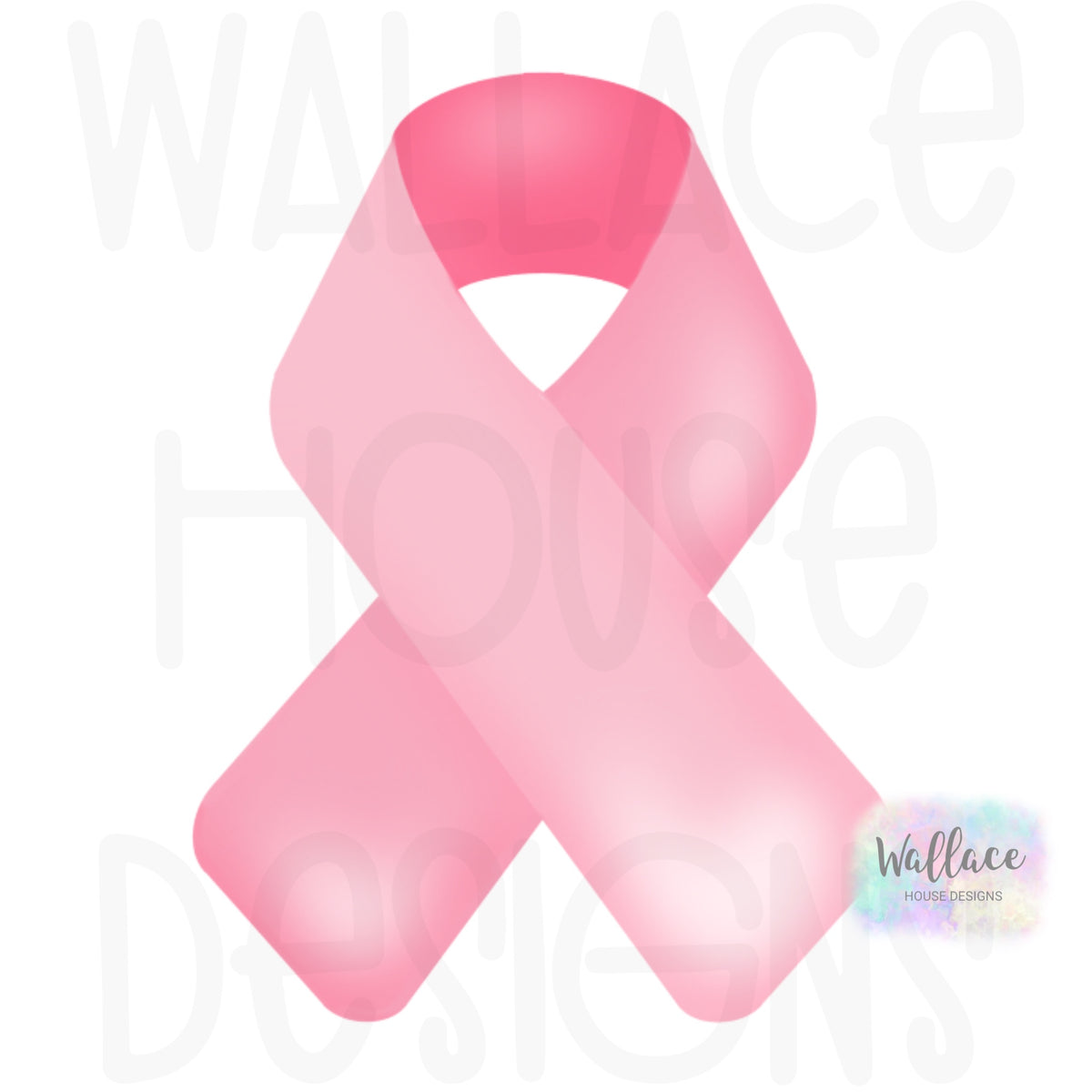 Pink October Awareness Ribbon JPEG – wallacehousedesigns