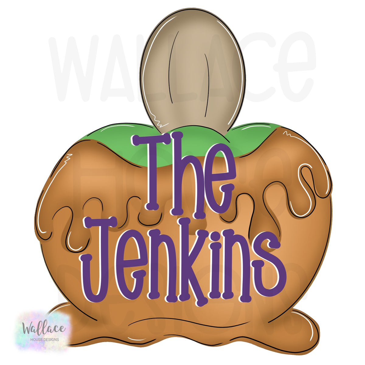 Candy Apple Printable Template – wallacehousedesigns