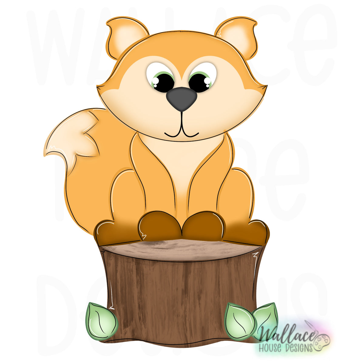 Woodland Fox Printable Template – wallacehousedesigns