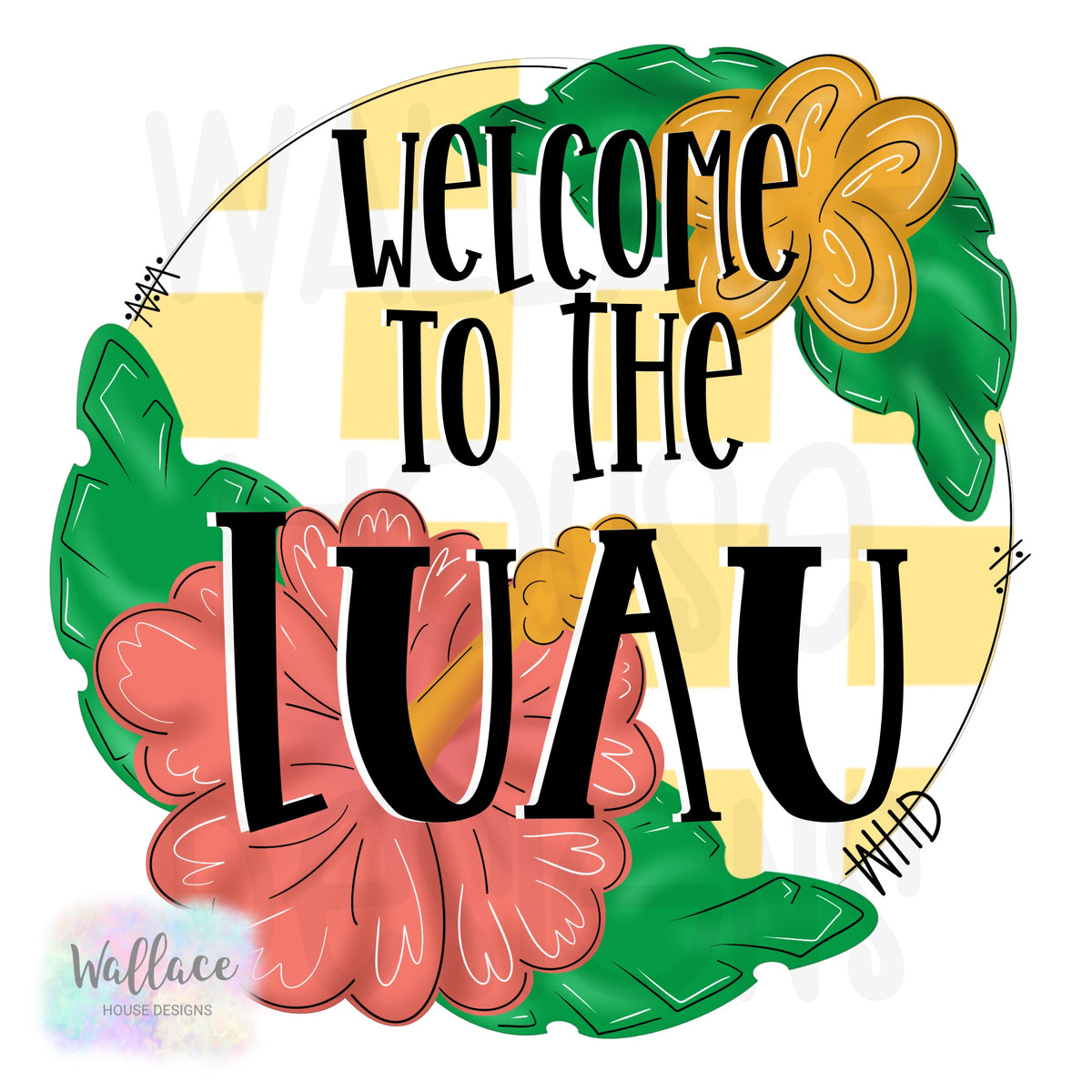 Welcome to the Luau Printable Template – wallacehousedesigns