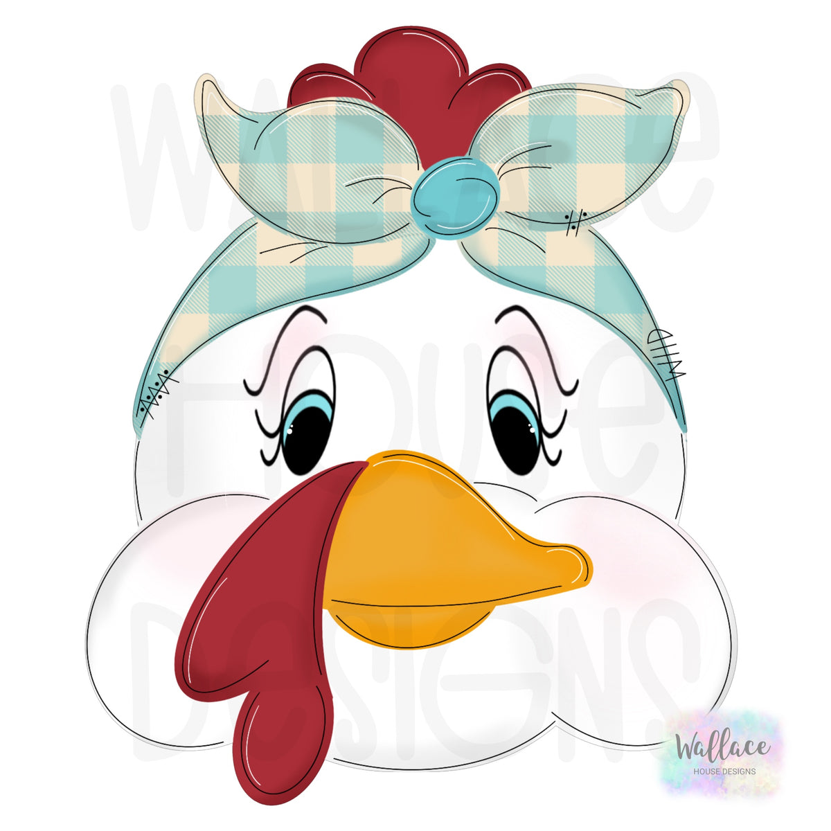 Chatty Chloe the Chicken Printable Template – wallacehousedesigns